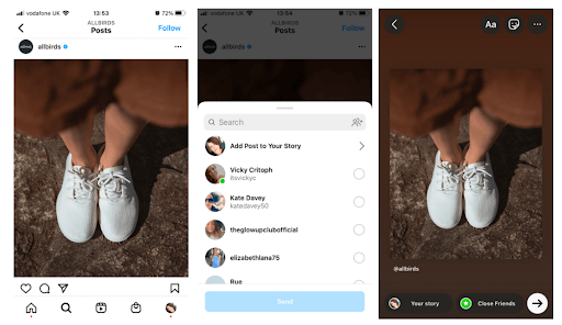 How to Repost Stories and Feed Posts on Instagram Story