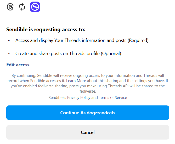 How to Schedule Threads Posts With Sendible