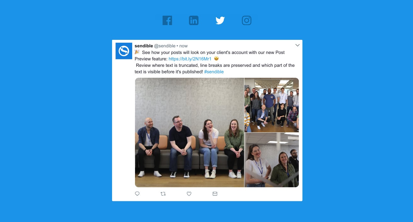 Preview what your posts will look like before they're published