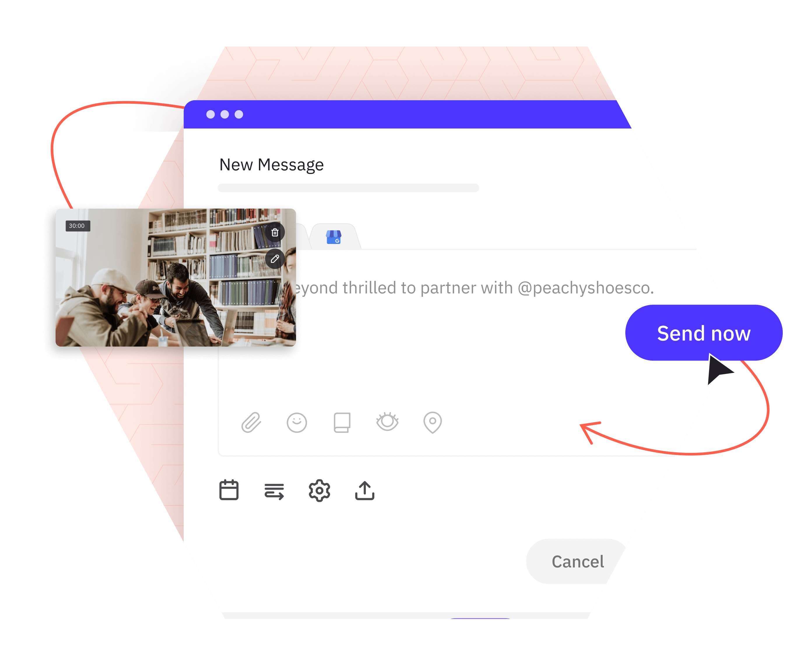 Centralised Compose Box | Schedule Social Media Posts in Seconds
